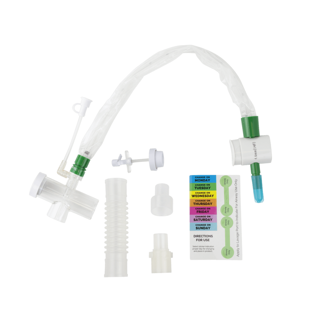 Closed Suction Tracheostomy Catheter – T-Piece, 14 FR - Amerihealth Inc