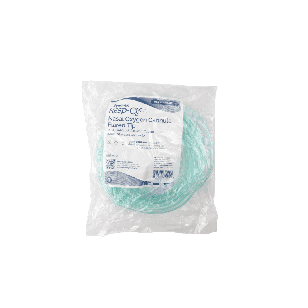 Nasal Oxygen Cannula – Flared Tip w/ 14ft (4.3 m) Tubing with Standard ...